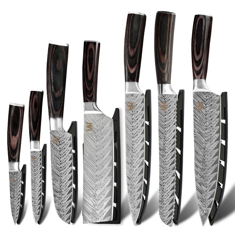 XYj Kitchen Knives Set Cooking Tool Stainless Stee... – Grandado