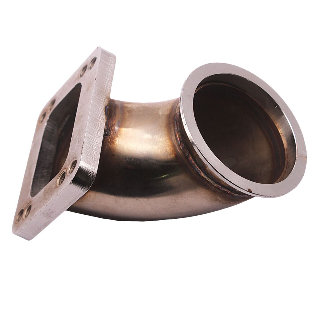 90 Degree Elbow Adapter Flange 3" Inch V-band T3 T... – Grandado