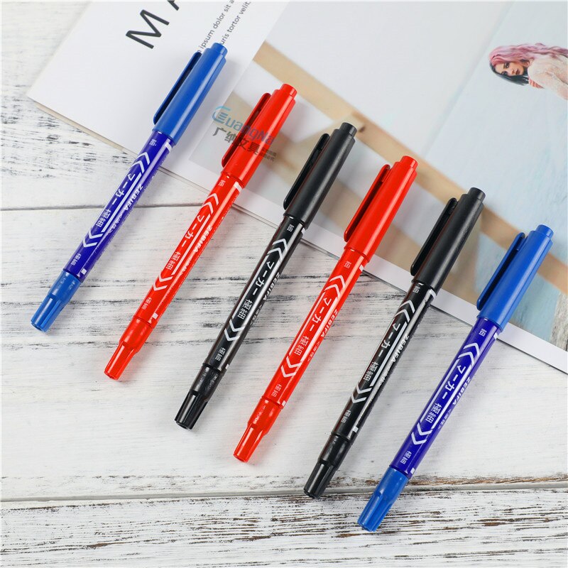 1pcs Small Double-headed marker pen Two written li... – Grandado