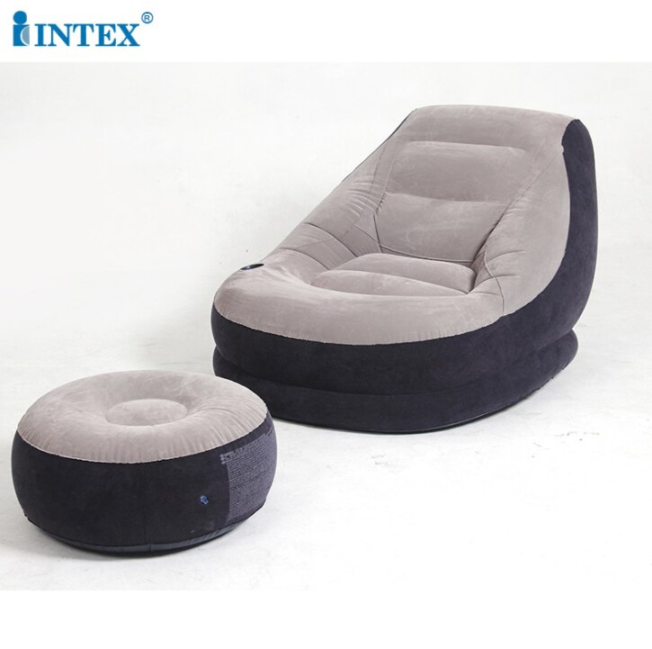 Lazy flocking inflatable sofa set leisure sofa laz... – Grandado