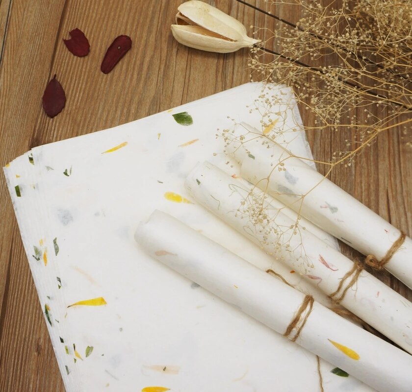 Papel con letras para manualidades, flor de color ... – Grandado