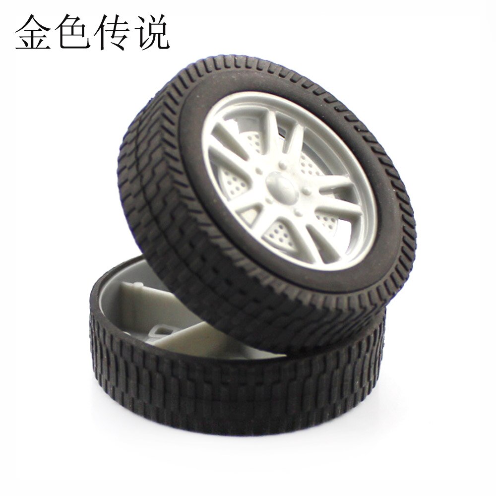 3*56mm rubber wiel DIY model auto wiel trolley kit... – Vicedeal