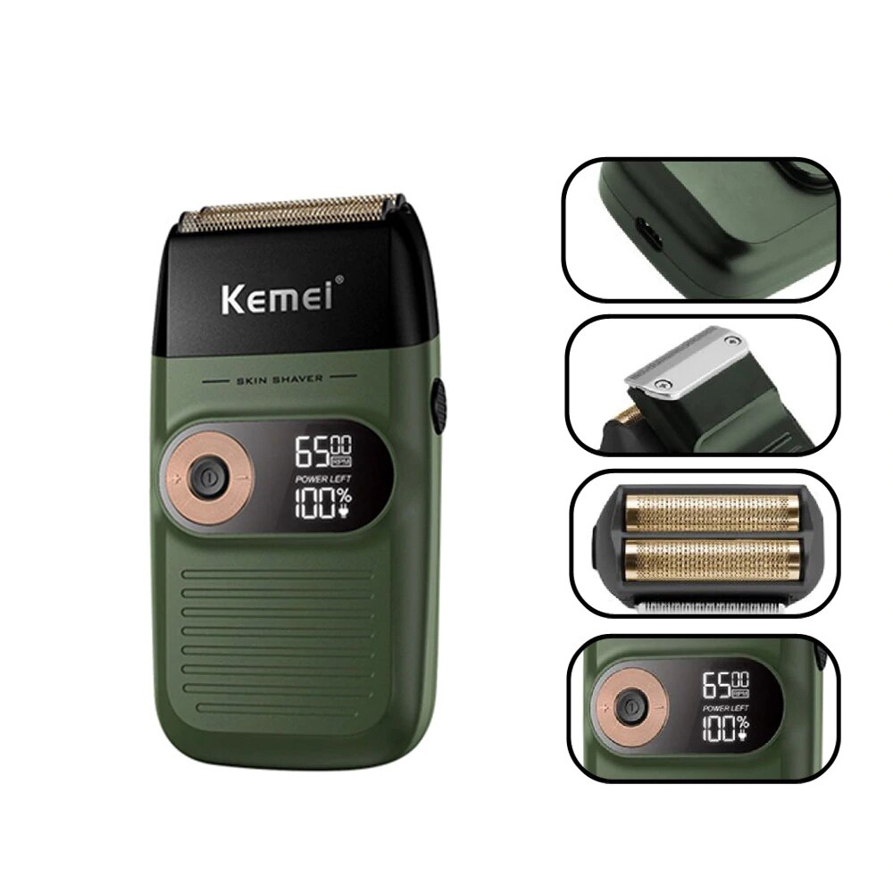 Kemei shaper foil electric shaver head shaving mac... – Vicedeal