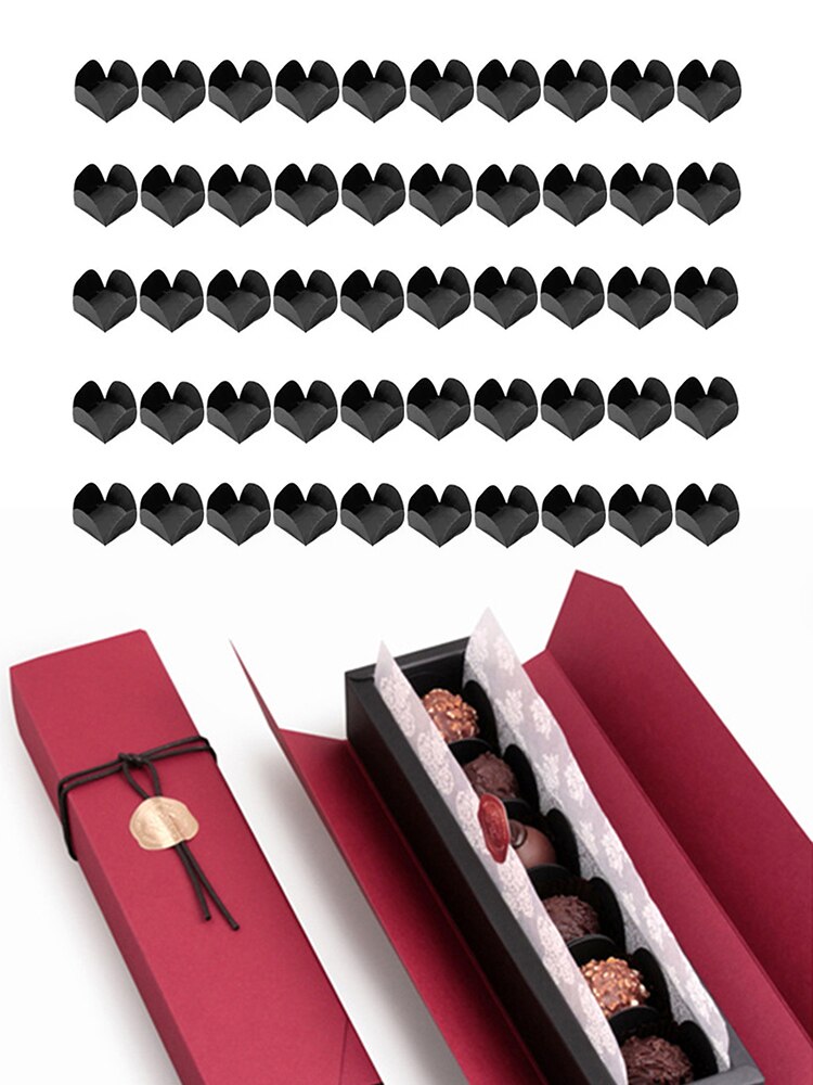 50pcs Chocolate Wrappers Chocolate Paper Candy Cup... – Grandado