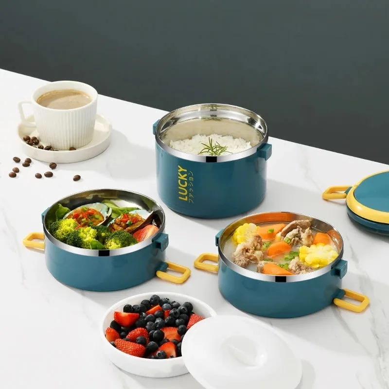 Portable Lunch Box Thermo Insulation Bento Thermos... – Grandado