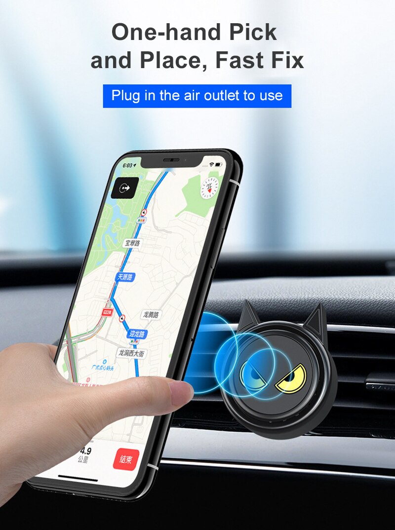 1 Pcs Car Phone Holder Vent Clip Holder Air Outlet... – Grandado