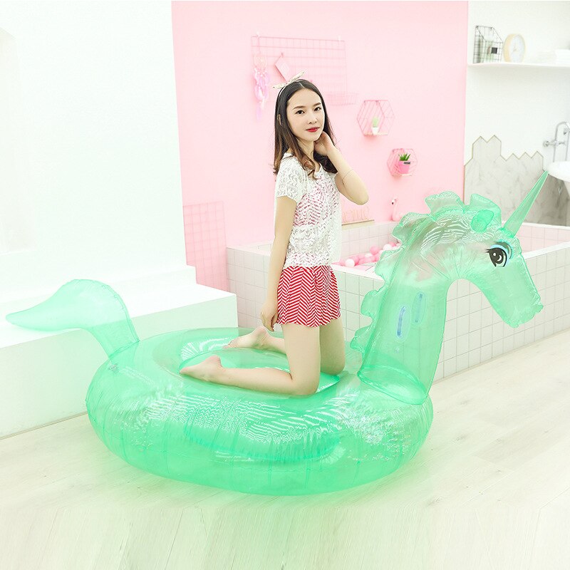 240*140*120cm Pink transparent unicorn floating ro... – Grandado