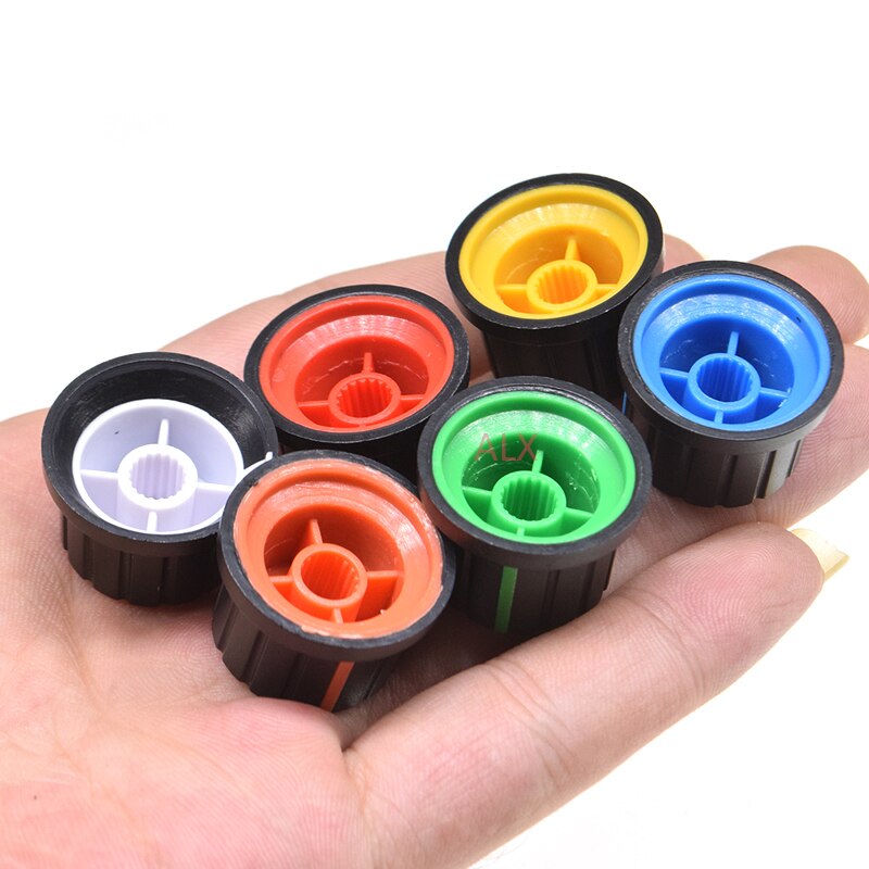 5 Pcs 6 Mm Shaft Hole Dia Plastic Schroefdraad Gek... – Grandado