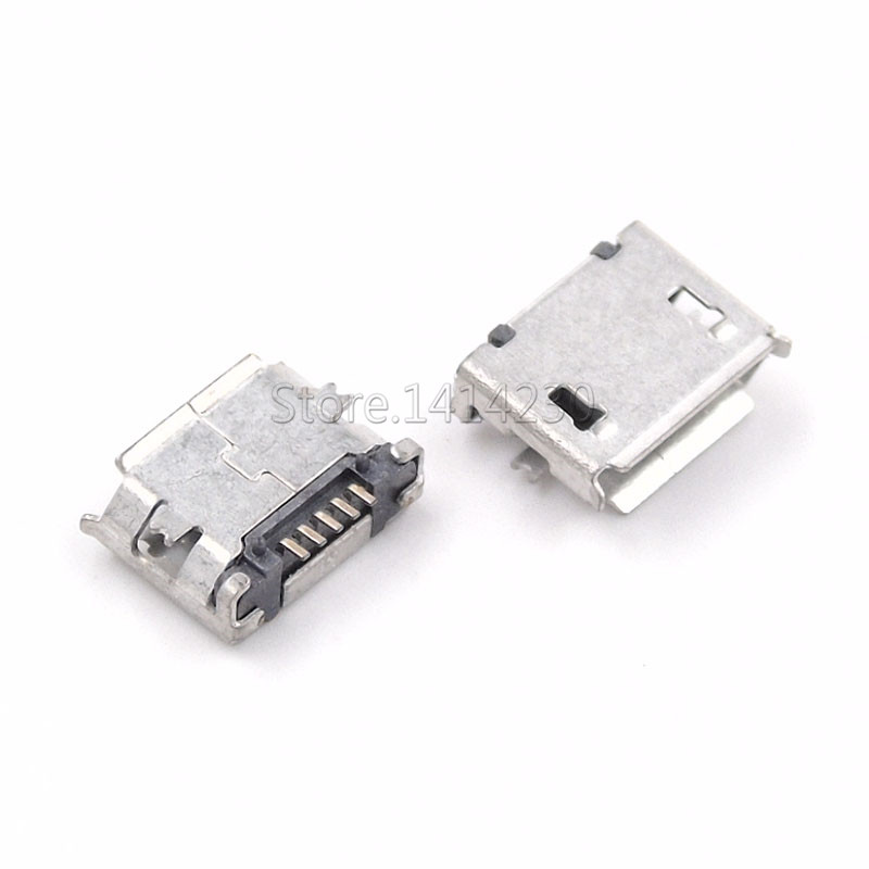 10Pcs Micro USB Type B Female 5Pin SMT Socket Jack... – Grandado