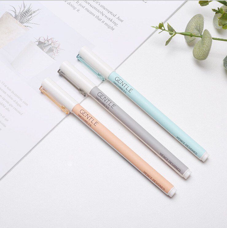 4pcs/set Cute Gel Pens Colored Ink Cat Pen fresh K... – Grandado