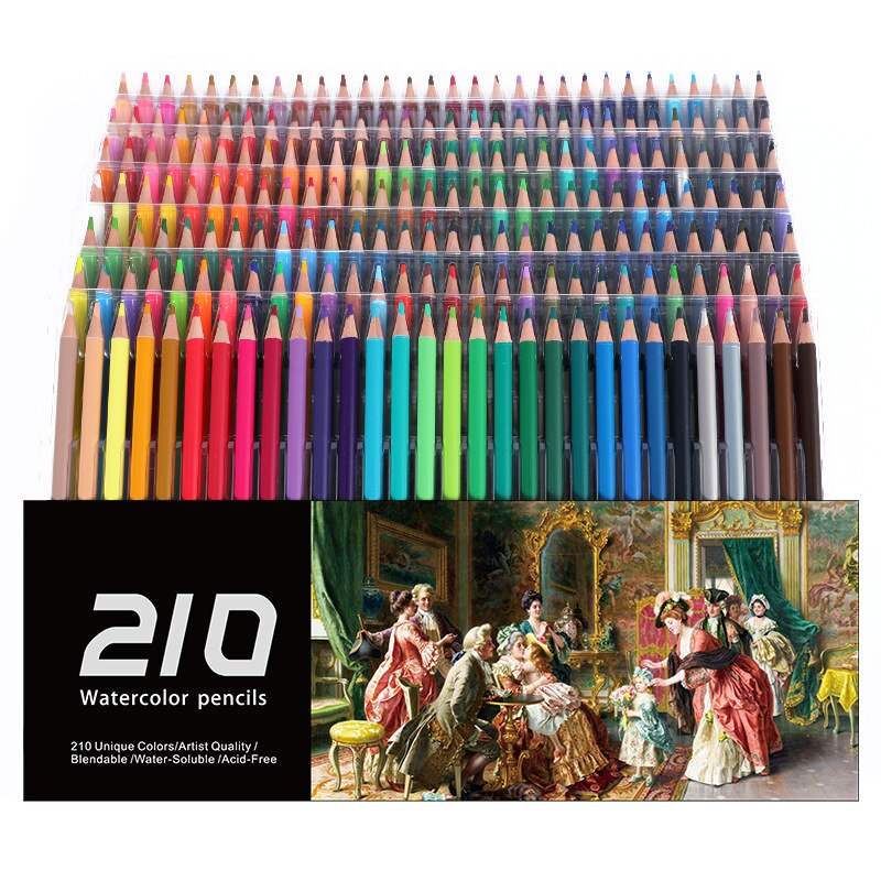 120/150/180/210 Oil Color Pencil Set Watercolor Dr... – Grandado