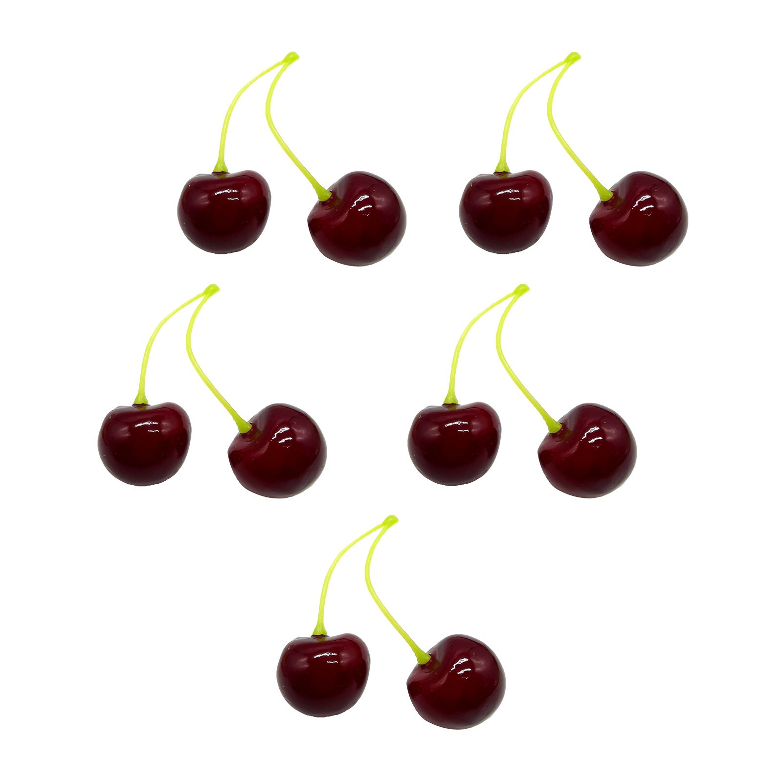 10Pcs Artificial Cherry Foam Simulation Mini 3D Mo... – Grandado