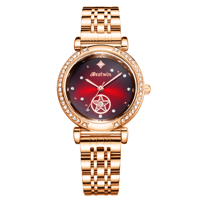 Diamond Brand Luxury Women Watch Quartz Rose Gold ... – Vicedeal