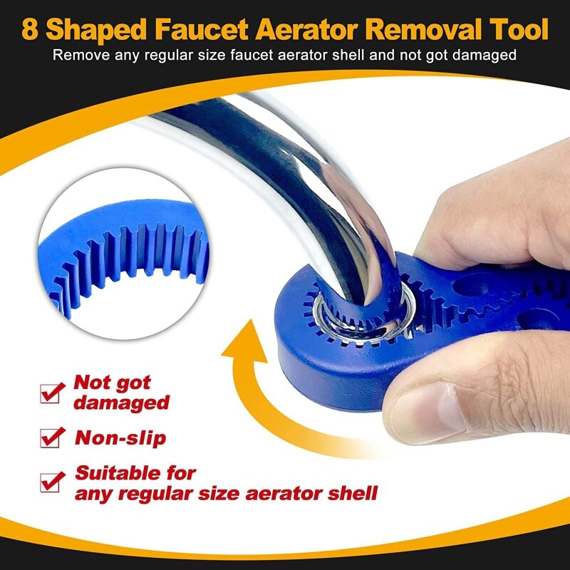 7 Pcs/set Plastic Faucet Aerator Repair Kit Replac... – Vicedeal