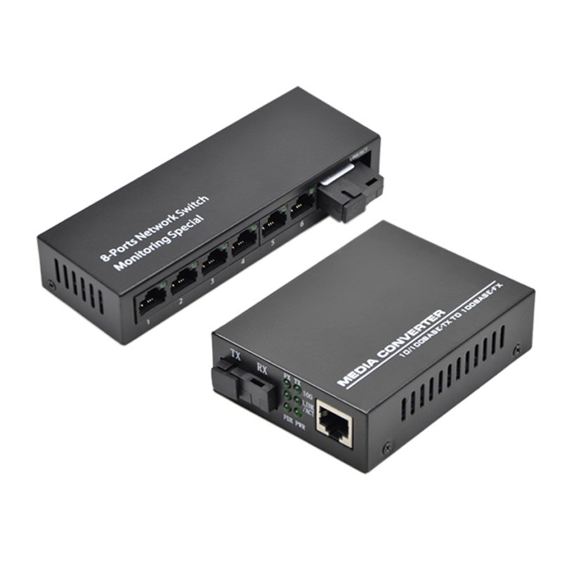 100M 1 Fiber Poort Optische Media Converter Single... – Vicedeal