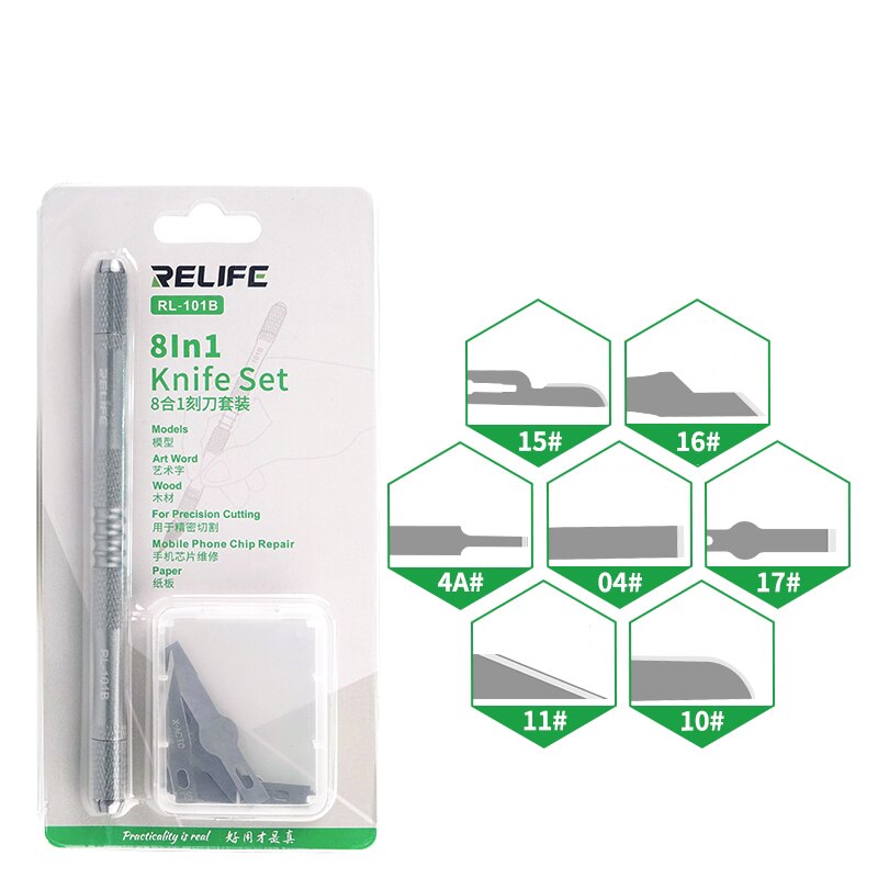 Precision Metal Handle Scalpel 7 Blades Knife Engr... – Vicedeal