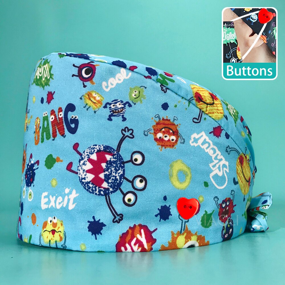 Health Workers Frosted Hat Laboratory operator wor... – Vicedeal