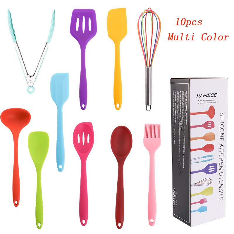 Silicone Kitchen Utensils Set 5/10 Pcs Not-Stick C... – Grandado