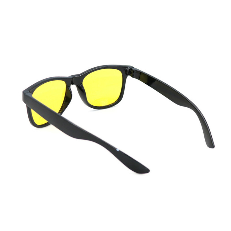 glasses Unisex Square Yellow Lenses Night-Vision G... – Vicedeal