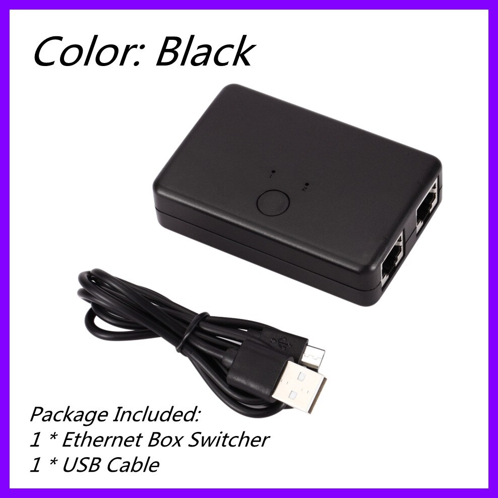 INIOICZMT 2 Ports RJ45 CAT6 LAN HUB Netzwerk Switc... – Grandado