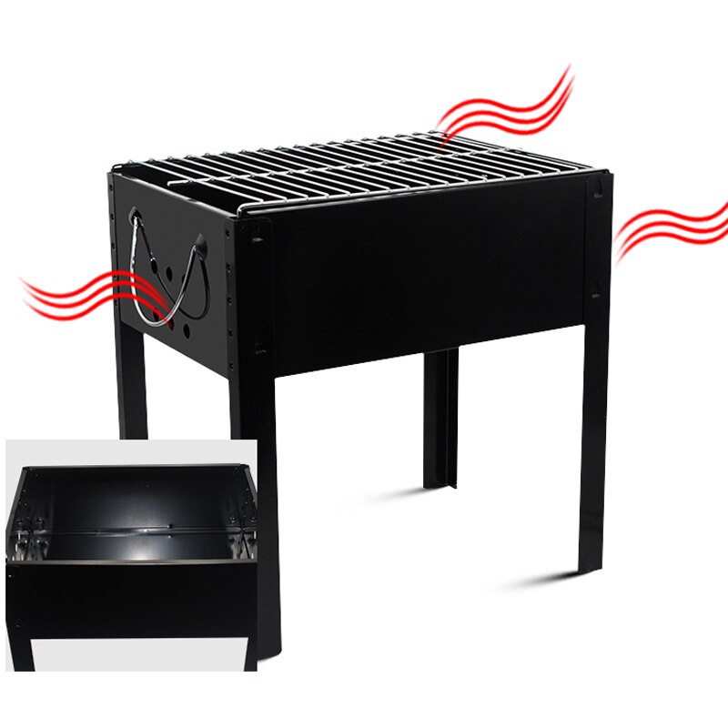 Haide®-Black BBQ Garden Camping Portable Assembled... – Grandado