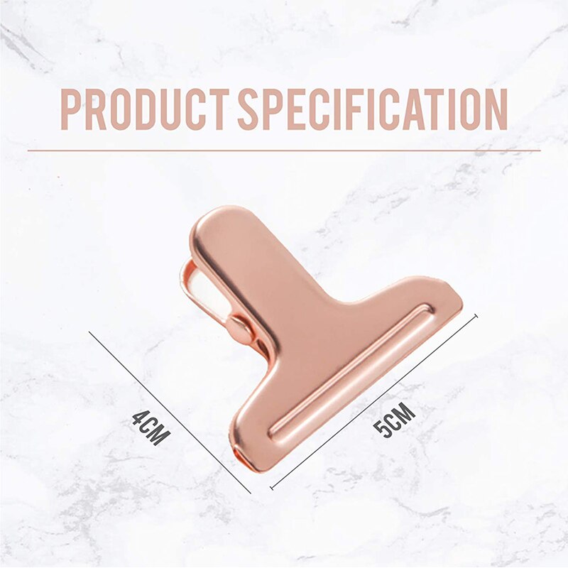 6 Packs Stainless Steel Heavy Duty Chip Bag Clips,... – Grandado