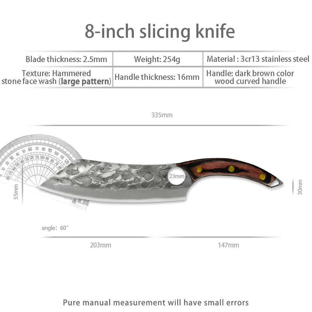 8'' Inch Slicing Knife Kitchen knife High ... – Grandado