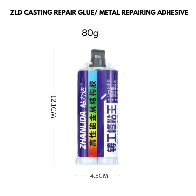 Zhanlida – colle pour réparation de métaux, 80g /1... – Grandado
