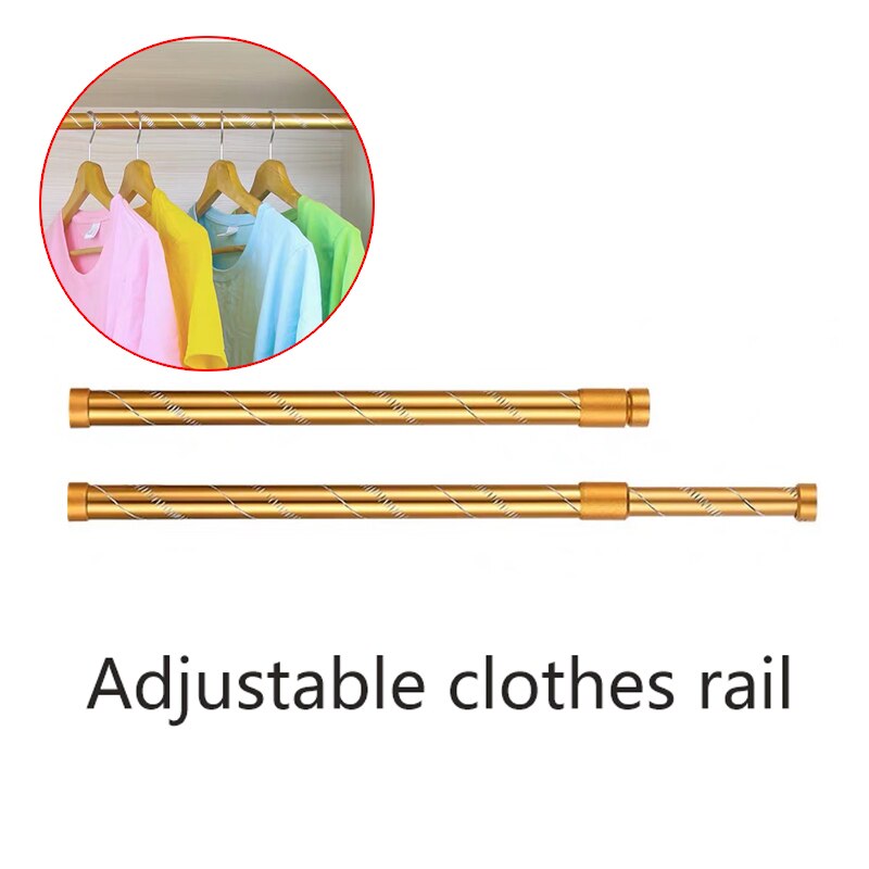 thick aluminum alloy clothes organizing rails adju... – Grandado