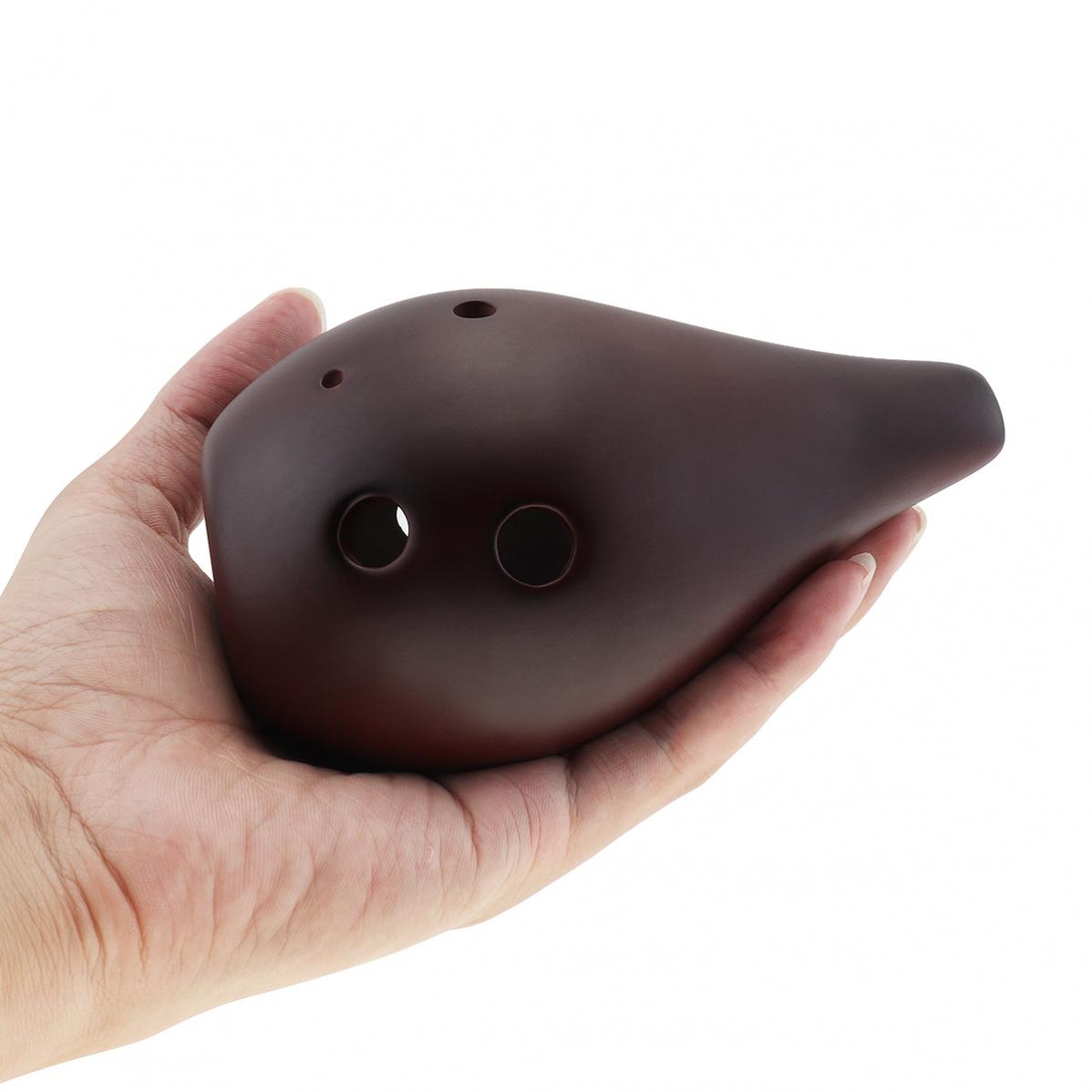 Alto Tone F 6 Holes Ocarina Ceramic Black Pottery ... – Grandado