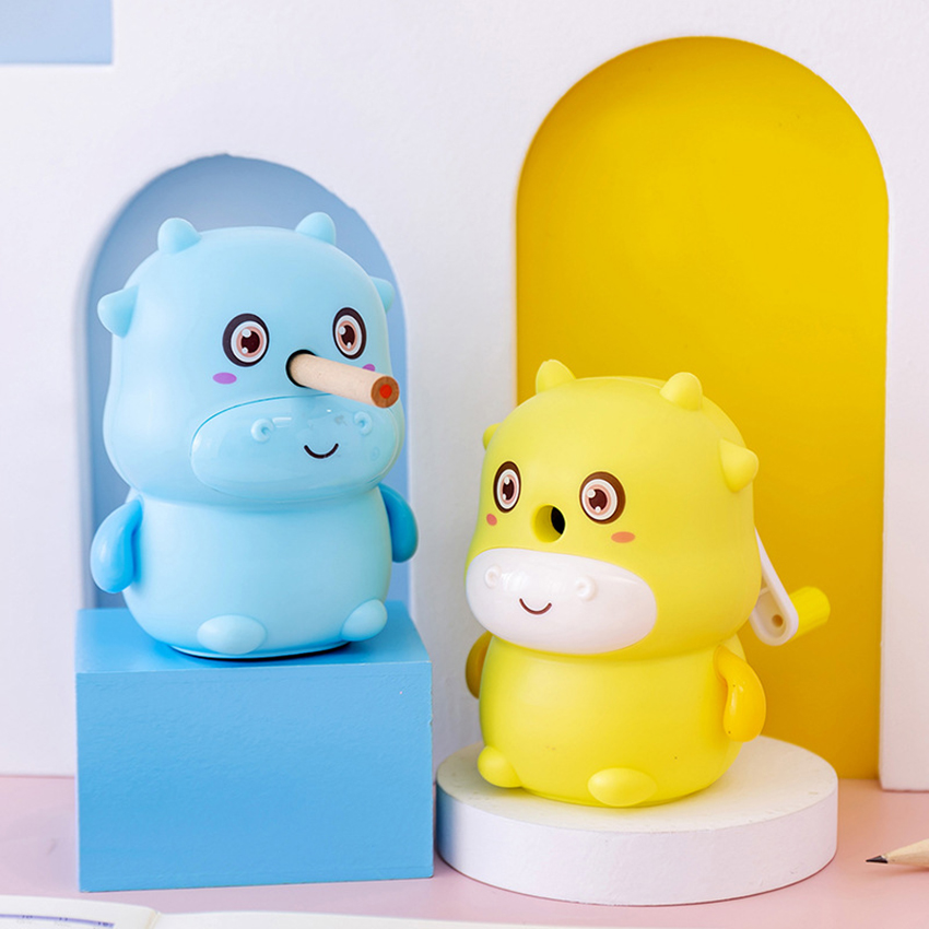 Cute Cow Pencil Sharpener Manual Pencil Sharpener ... – Grandado