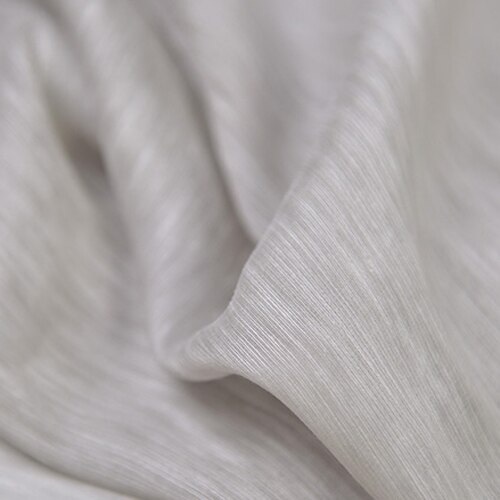 Plain color silk and linen blended fabric natural ... – Grandado