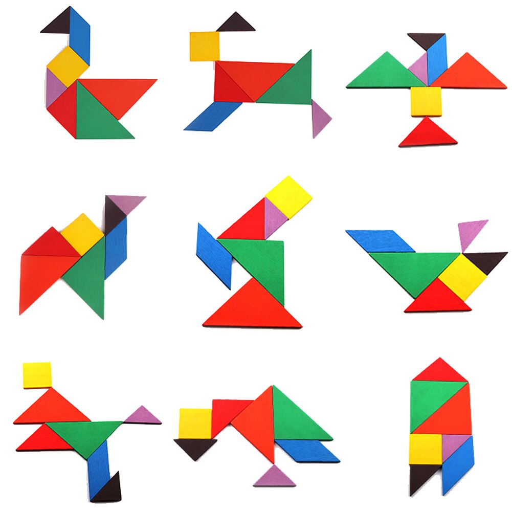 Baby Fun Tangram Puzzle Children Early Learning Co... – Vicedeal