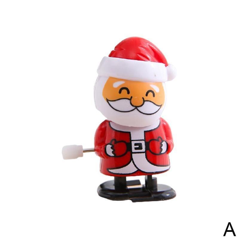 Santa Clockwork Toy Wind-up Old Man Snowman Roller... – Grandado