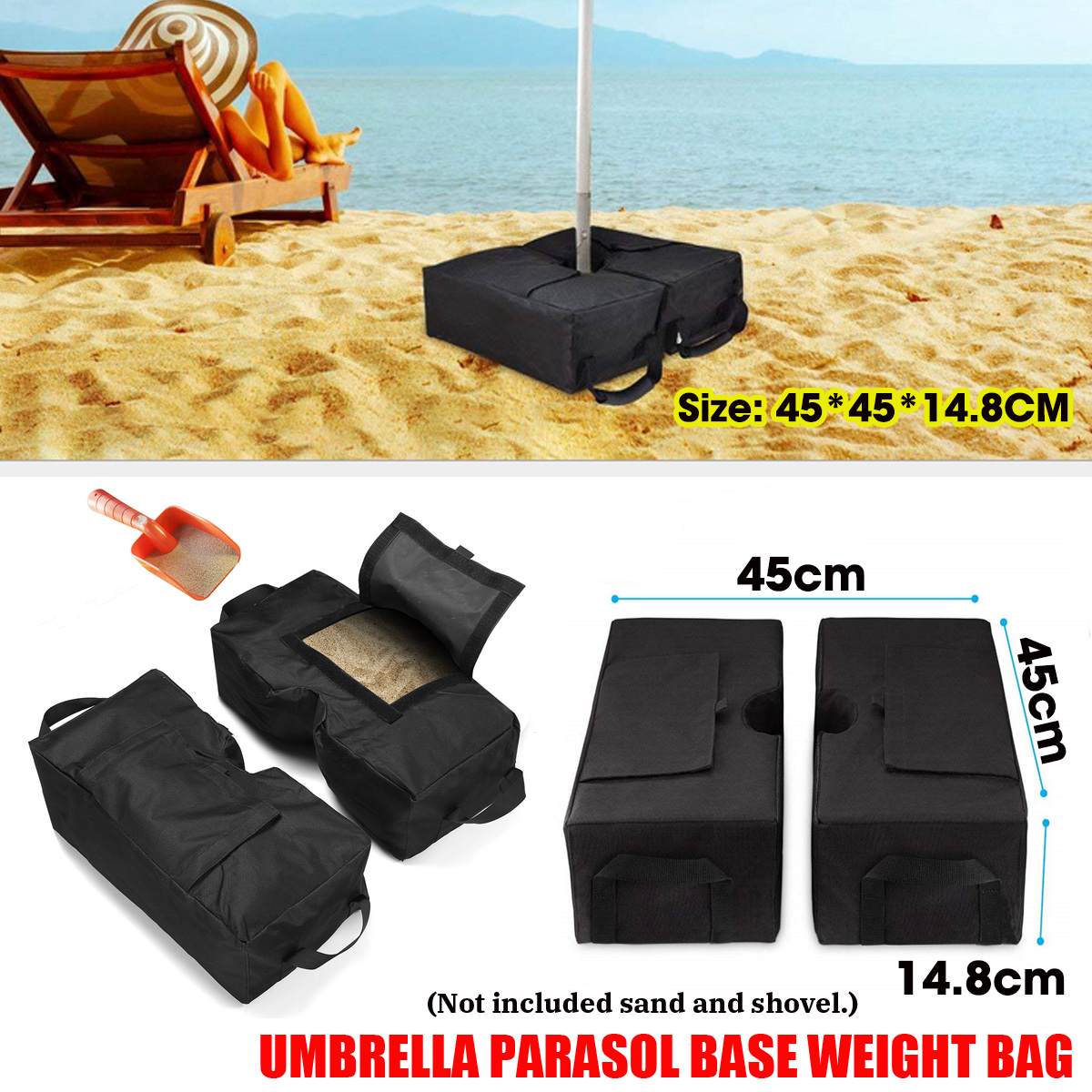 Outdoor Patio Umbrella Base Weight Bag Weatherproo... – Grandado