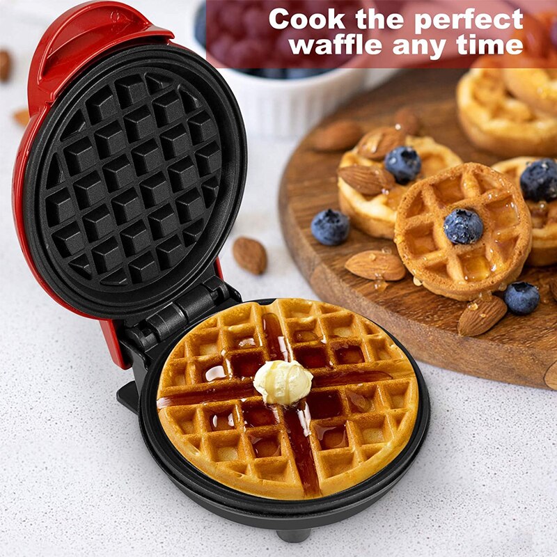 Mini Waffle Maker Portable Non-stick Pan Round Waf... – Grandado