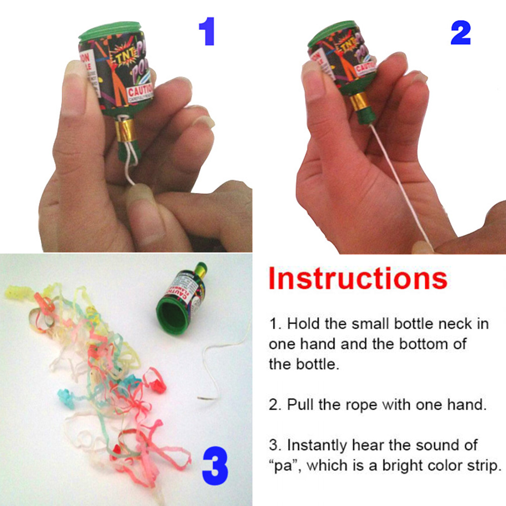 Party Poppers Confetti Cannons 72 Pack for Christm... – Grandado