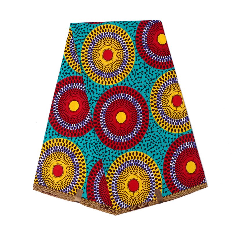 African Fabric Circular Pattern Print Fabric Afric... – Vicedeal