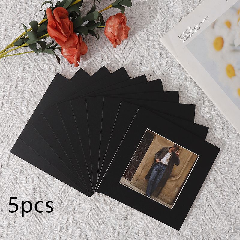 5pcs indentation cardboard photo frame holder knic... – Grandado
