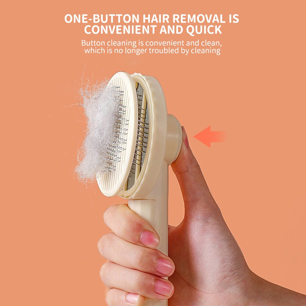 Dog Hair Cleaning Slicker Brush for Dog and Cat Re... – Grandado