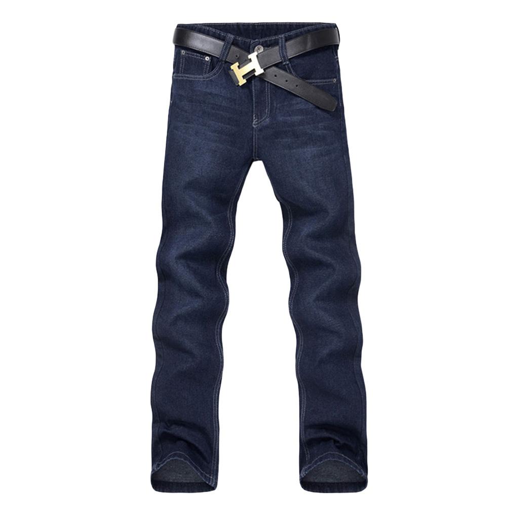 Classic Men Casual Mid-Rise Straight Denim Jeans L... – Vicedeal