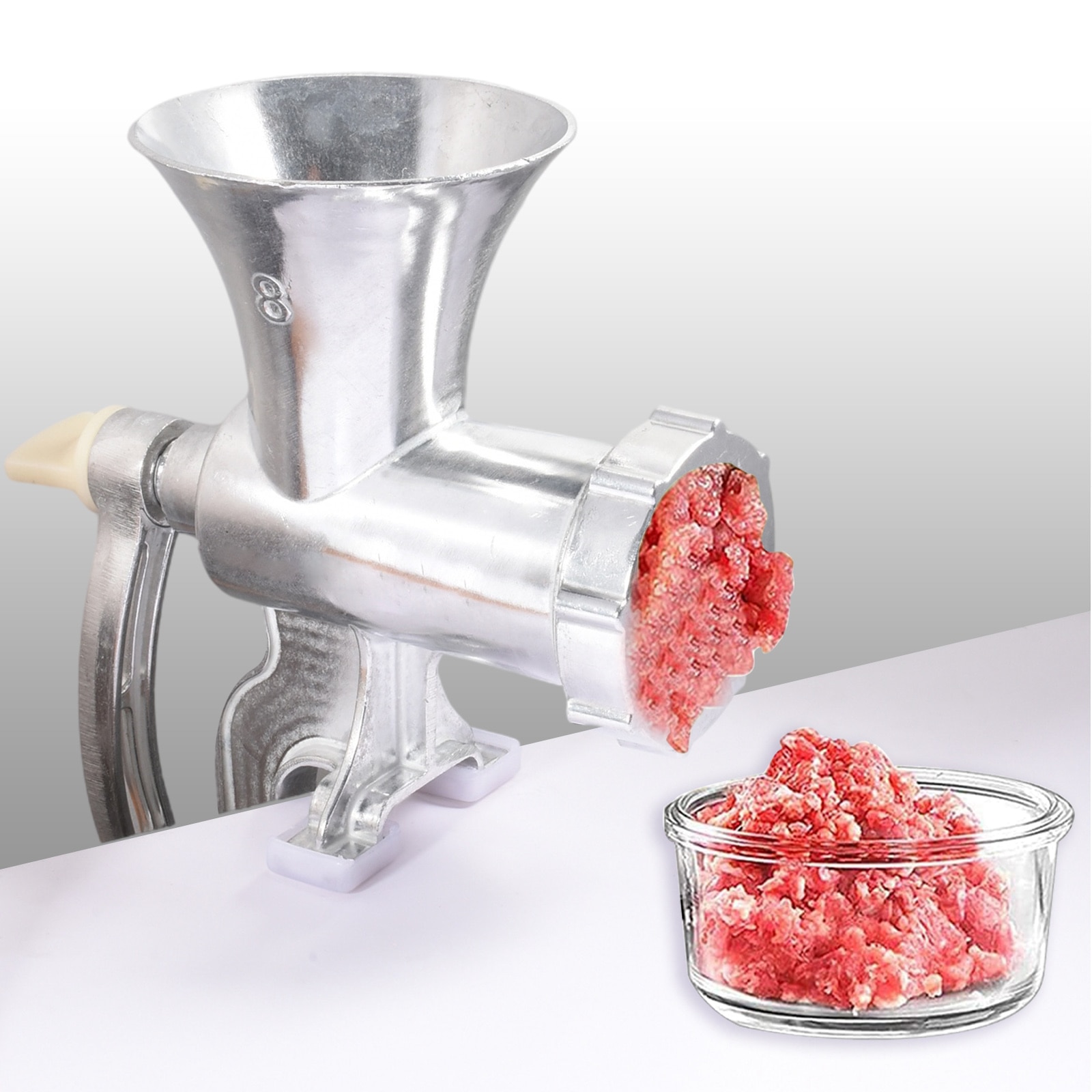 Meat Grinder Stainless Steel Manual Meat Chopper N... – Grandado