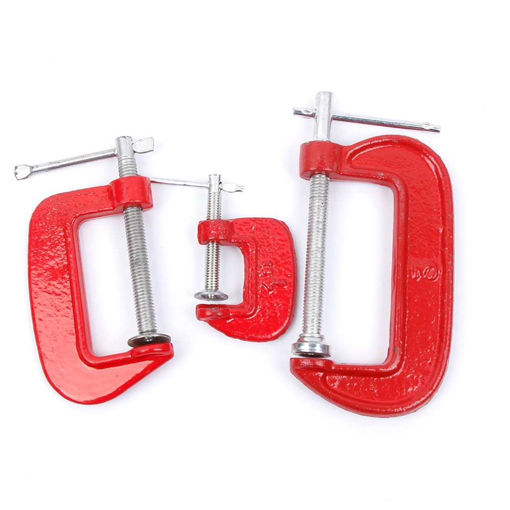 Adjust Heavy Duty G Clamp 1/2/3inch C/W Soft Jaw P... – Grandado