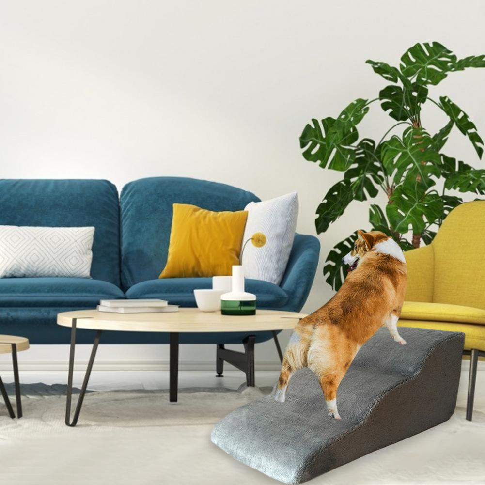 3-layer Flannel Slope Dog Stairs Ladder Pet Stairs... – Vicedeal