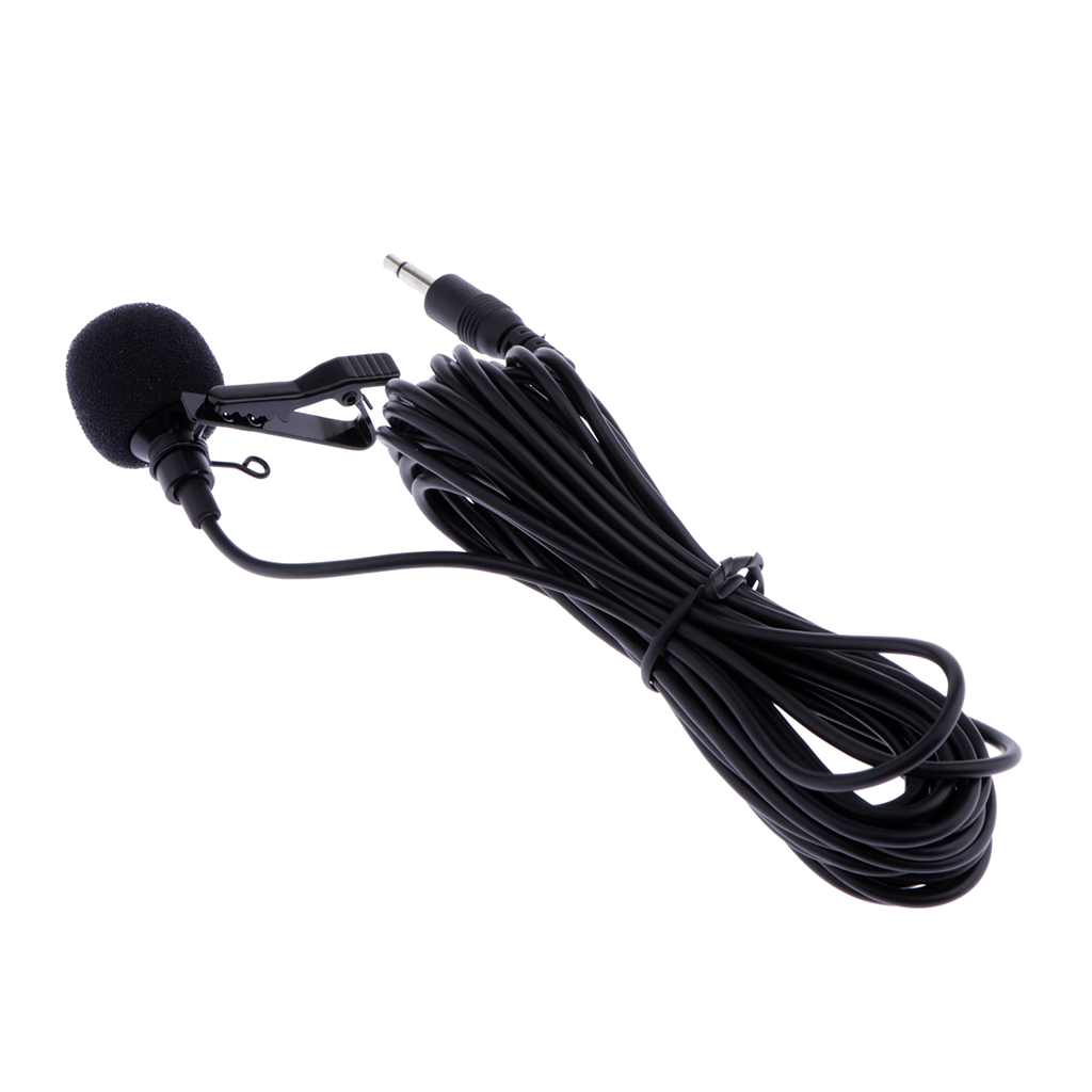 Collar Clip Mic Lapel Lavalier Condenser Microphon... – Grandado