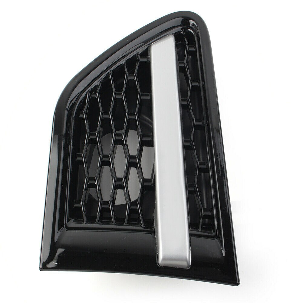 Side Vent Grille Air Vent Black & Sliver Car G... – Grandado