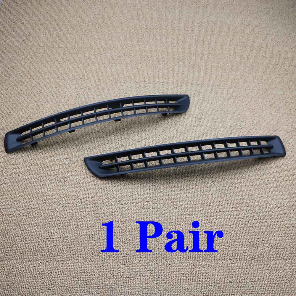 Zwart Paar Links Rechts Voor Bumper Cover Grille 3... – Grandado