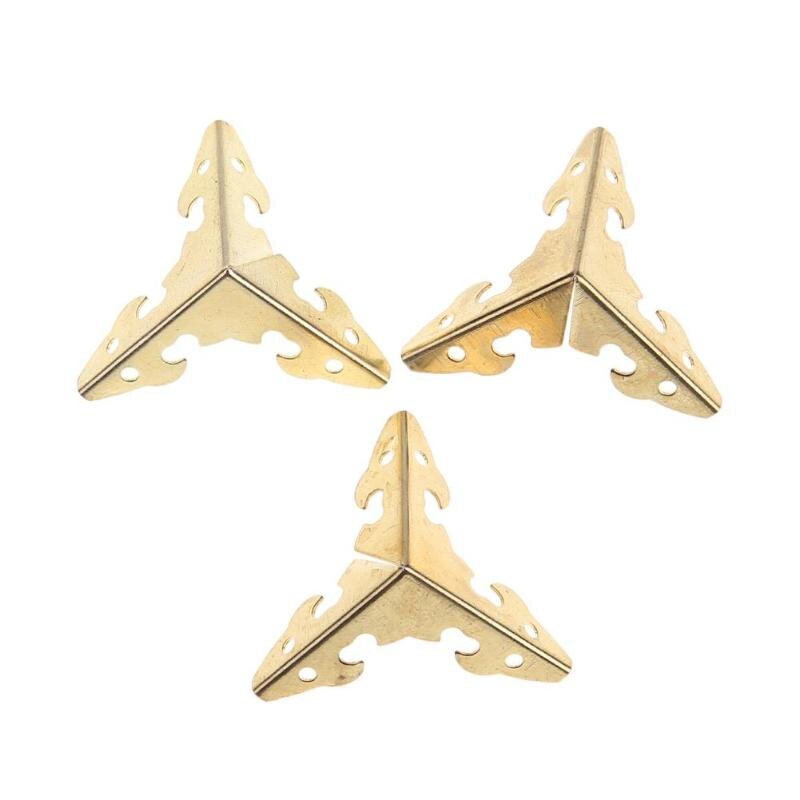 12pcs Antique Jewelry Corner Protector Wooden Box ... – Grandado