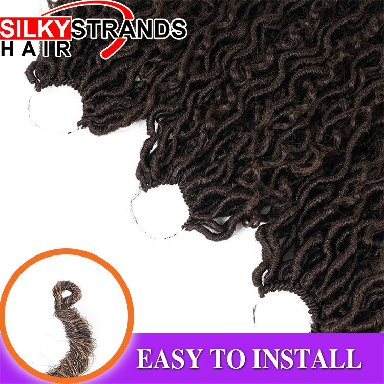 24 Strands Ombre Goddess River Locs Crochet Hair E... – Grandado