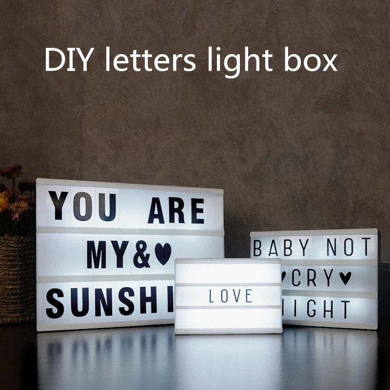 A4 A5 A6 Size LED Combination Night Light Box Lamp... – Vicedeal